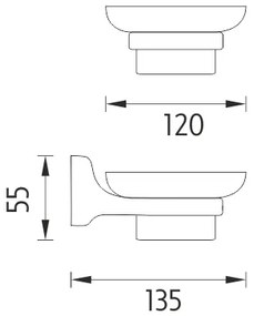 Nimco Mýdlenka MONOLIT - MO 4059C-26