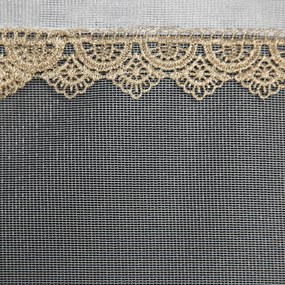 ZÁCLONA NA KROUŽCÍCH MERIL 300 CM X 250 CM CM BÍLÁ