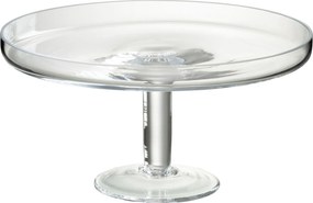 Transparentní skleněný podnos na dort Cake Tray - Ø 27*14cm