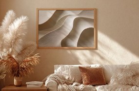 Písečné vlny - obraz - Minimalistická abstrakce v přírodních tónech 69A - 70 x 100 cm - 1 149 Kč