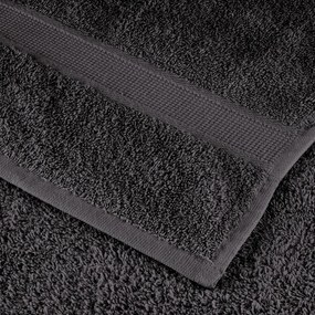 Prémiové ručníky pro hosty SOLUND 4 ks antracitové 30x50 cm 600 g/m² 137153