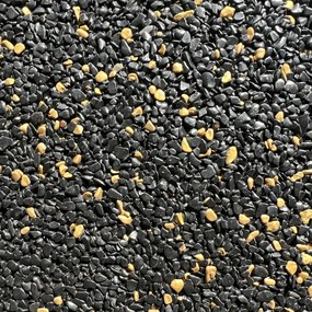 Báča Beton Kamenný koberec na podlahu Gold night Frakce: Hrubá (4 – 8 mm), vydatnost setu 1,3 m², Doporučené použití v: exteriéru - dvousložkový polyuretan