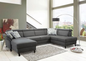 XXXLutz SEDACÍ SOUPRAVA, textil, antracitová Sit & More - Sedací soupravy - 000144005217