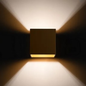 Nástěnné svítidlo SOLLUX QUAD 1 zlaté G9 1x8W bez žárovky SL.1183