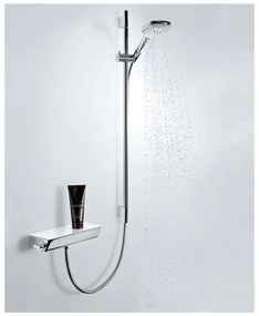 Hansgrohe Raindance Select E, sprchová souprava 120 3jet EcoSmart 9 l/min se sprchovou tyčí 90 cm, bílá/chromová, HAN-26623400