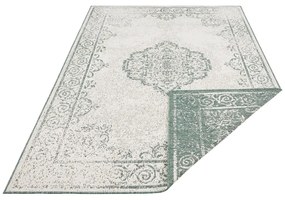 Zeleno-krémový venkovní koberec NORTHRUGS Cebu, 80 x 150 cm