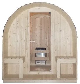 RAKOUSKÝ produkt - Venkovní sauna ISLAND - XL pro 4 osoby 189x220x200 (F90220)