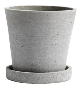 Květináč Flowerpot s podmiskou Grey S HAY