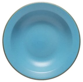 Hluboký talíř modrá-kropenatá sada 6 kusů