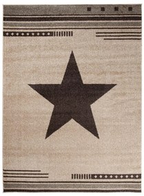 Kusový koberec Hvězda krémový 200x290cm