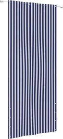 vidaXL Balkonová zástěna 120 x 240 cm oxfordská látka [148575] Barva: Modro-bílá