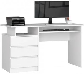 Kancelářský stůl CLP 135 cm bílý