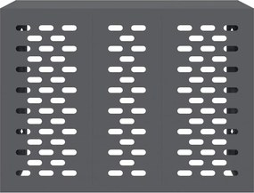 vidaXL Ochrana klimatizace Antracitová 110 x 50 x 80 cm