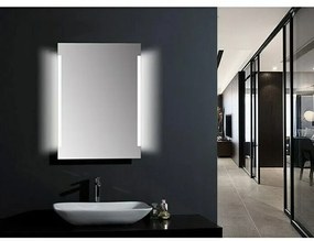 Chrystal Zrcadlo s LED osvětlením Stripe, 70 × 50 cm