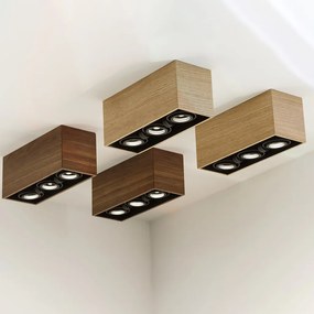 Dřevěné bodové svítidlo woodLED tripleSPOT Mini  Dřevěné bodové svítidlo woodLED tripleSPOT Mini Dřevodekor: Palisander Santos, Teplota…