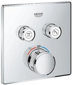 Grohe Grohtherm SmartControl - Termostatická baterie pod omítku se 2 ventily, chrom 29124000