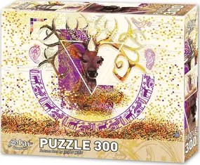 STAR Puzzle Jelen pro štěstí / 300 dílků / 48 x 34 cm