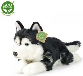 RAPPA Plyšový pes Husky 36 cm / ECO-FRIENDLY / od 0 měsíců