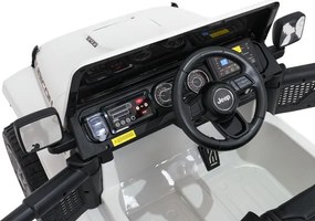 Elektrické autíčko Jeep Wrangler Rubicon LIFT bílé
