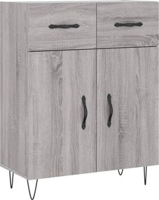 Skříň highboard šedá sonoma 69,5 x 34 x 180 cm kompozitní dřevo 3198183