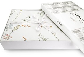 SATÉNOVÉ POVLEČENÍ LUXURY PREMIUM VITALE 200X220 CM, 2KS 70X80 CM KVĚTY