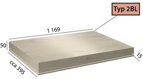 Vinylový schod Vinylové schody Brased Objectline Step 2BL - 5705 Dub Oslo