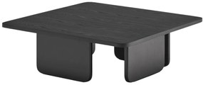 OnaDnes -20% Černý jasanový konferenční stolek Teulat Arq 100 x 100 cm