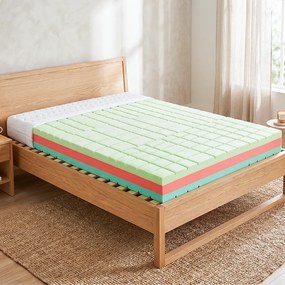 Antidekubitní matrace MANA 140x200 cm | výška 18 cm | sedvičová | tvrdost 2 i 3 | nosnost 130 kg | VÝBĚR PRATELNÉHO POTAHU