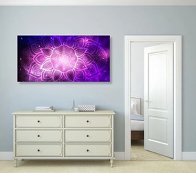 Obraz Mandala s pozadím galaxie - 120x60 cm