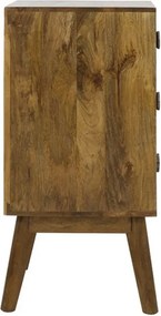 Dřevěná nízká komoda Espita se šuplíky - 40*40*80cm