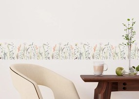 Samolepící bordura na zeď Jemný Květ | 5 m x 13.8 cm | DWB8485