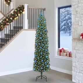 Umělý vánoční stromeček Zelená 240 cm PVC, ocel a plast 3394976