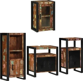 Sada koupelnového nábytku 4 ks Vícebarevný 55 x 35 x 60 cm 3305687