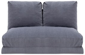 Designová rozkládací pohovka Wandella 120 cm šedá