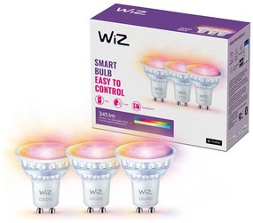 SADA 3x LED RGBW Stmívatelná žárovka PAR16 GU10/4,7W/230V 2200-6500K Wi-Fi - WiZ