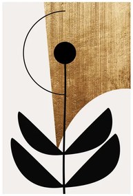 Plakát, Obraz - Kubistika - Nara nero, (40 x 60 cm)