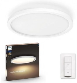 Philips - LED Stmívatelné stropní svítidlo Hue AURELLE LED/19W/230V 2200-6500K + dálkové ovládání