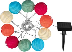 Livarno® Solární světelný LED řetěz, 10 LED (lampiony / barevná)