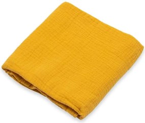 Dětská mušelínová deka New Baby mustard