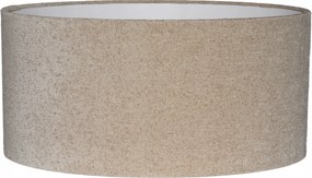 Stínidlo pro závěsnou stojací lampu Válec 50/25 cm E27 Slámkově béžová Boucle Venosa