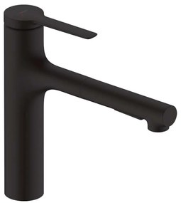 Hansgrohe Zesis M33 - Dřezová baterie s výsuvnou sprškou, matná černá 74822670