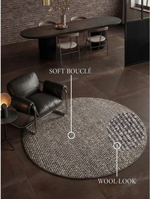 Světle šedý kulatý koberec ø 160 cm Wilma – Villeroy&amp;Boch