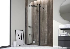 FORTE DECO WALK-IN W1P BARVA rámu - Bílá, Rozměr A - 110 cm, Směr zavírání -  Levé (SX), Výplň - Tratto bezpečnostní sklo - 6 mm BDE803PSX293S06