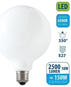VELAMP OPAL FILAMENT žárovka 18W, E27, 6500K