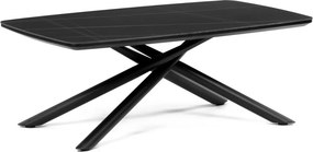 Konferenční stolek AHG-X7227 BK, slinutá keramika, mramor (120 x 70) cm