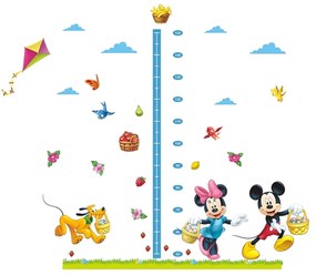 Samolepka na zeď "Dětský metr - Mickey a Minnie 2" 170x100 cm