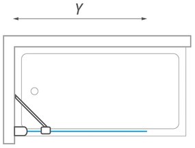 Roth Proxima Line vanová zástěna 80 x 150 cm brillant transparent 453-8000000-00-02