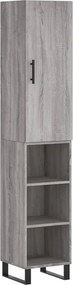 Skříň highboard šedá sonoma 34,5 x 34 x 180 cm kompozitní dřevo 3199007