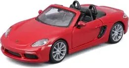 Bburago Porsche 718 Boxster tmavě červená 1:32 / od 3 let