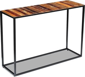 Konzolový stolek masivní recyklované dřevo 110 x 35 x 76 cm 243337